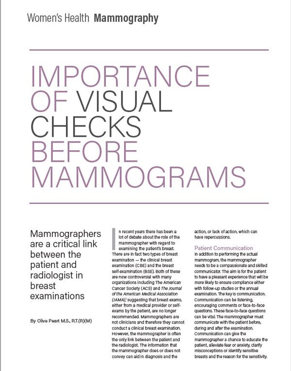 The Mammographer's Vital Role as Clinical Communicator