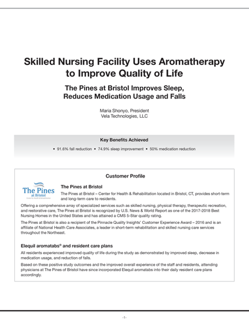 Skilled Nursing Facility Uses Aromatherapy to Improve Person-Centered Care
